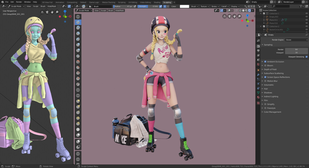 Blender 雕刻分支功能及发布规划 Blender（布兰德）中文服务站！